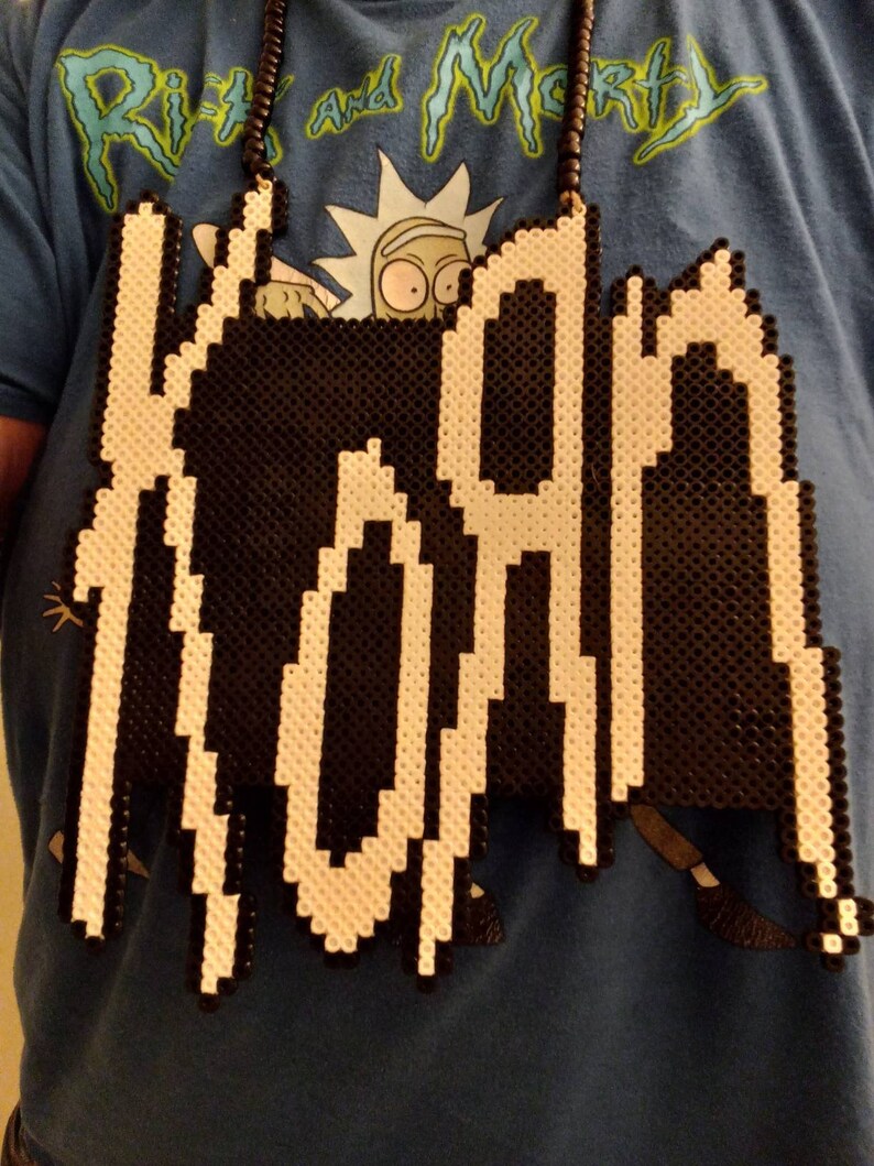 Korn, Logo, Perler, Necklace - Etsy