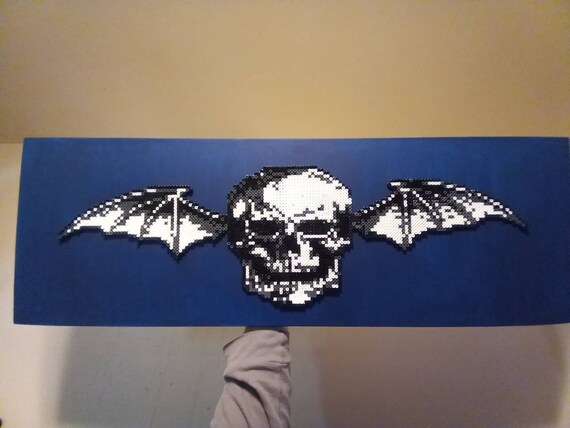 Avenged Sevenfold Death Bat Stencil