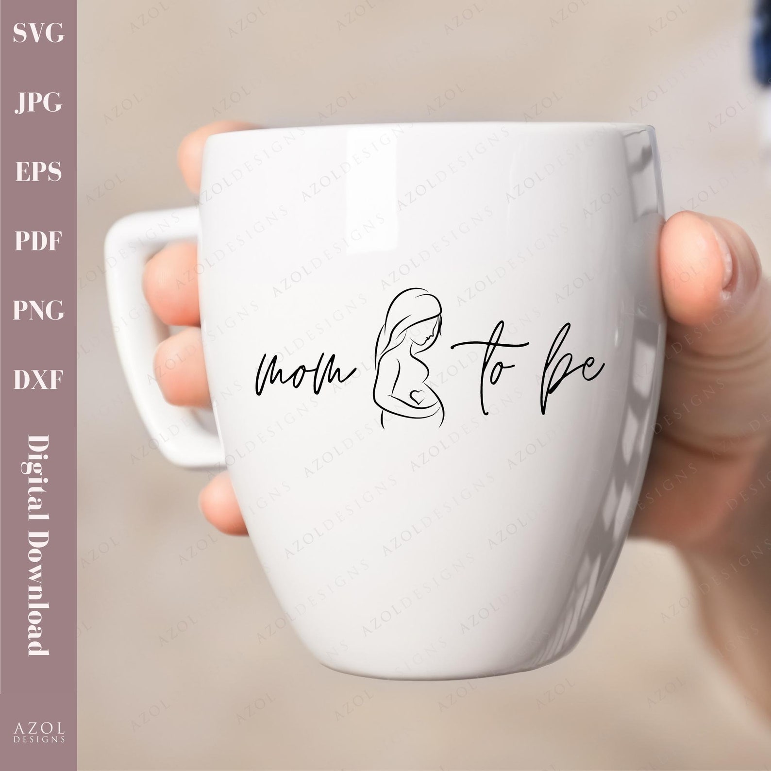 Mom to Be SVG, Mom to Be Gift, Instant Download, Mom Svg, Pregnancy Svg ...