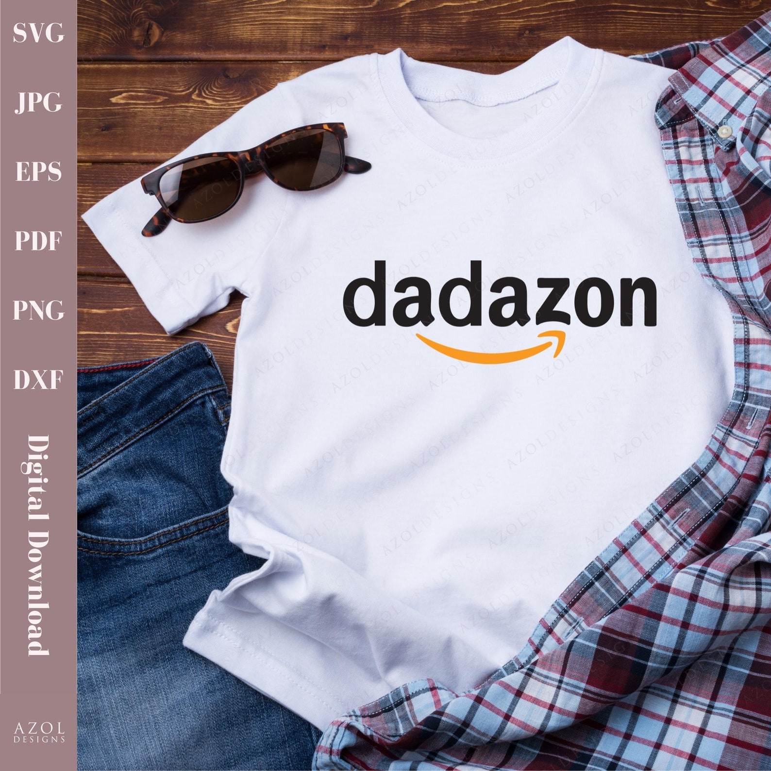 Dadazon Svg Funny Amazon Svg Amazon Svg Amazon Logo Dad Svg Sayings ...