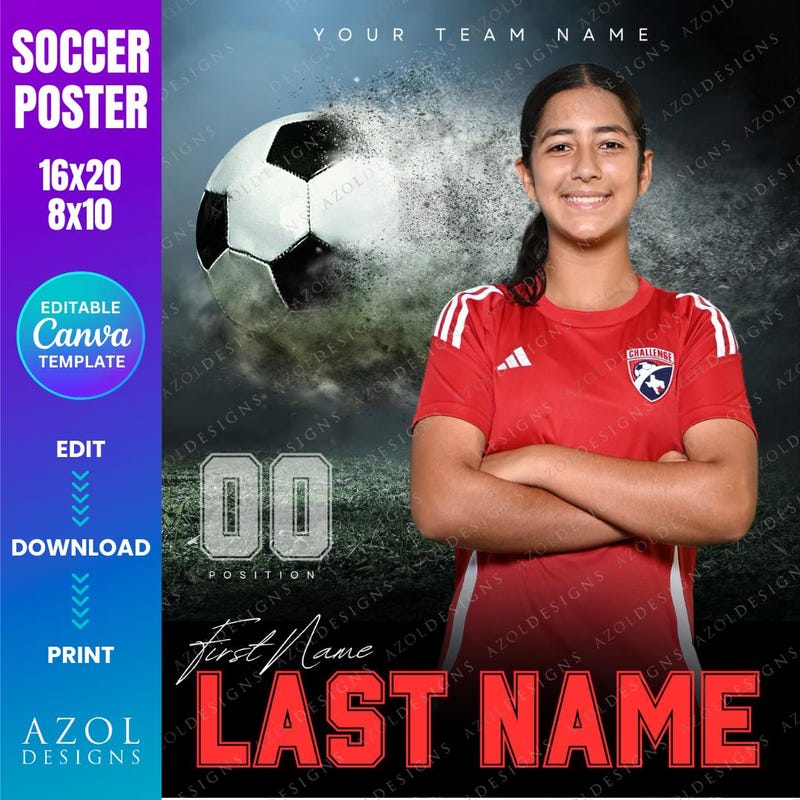 Soccer Posters - Etsy