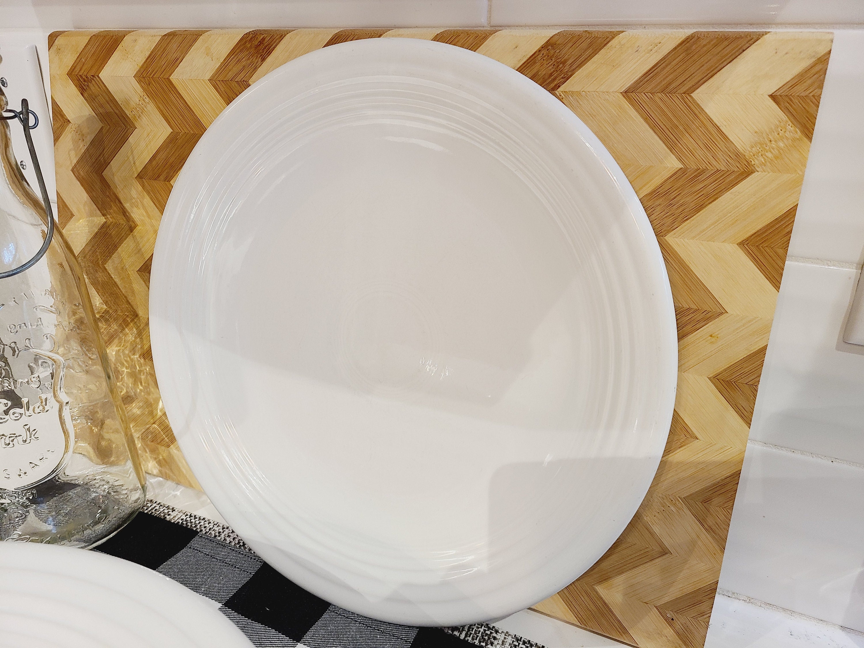 Vintage Fiesta White Set of 4 Dinner Plates - Etsy