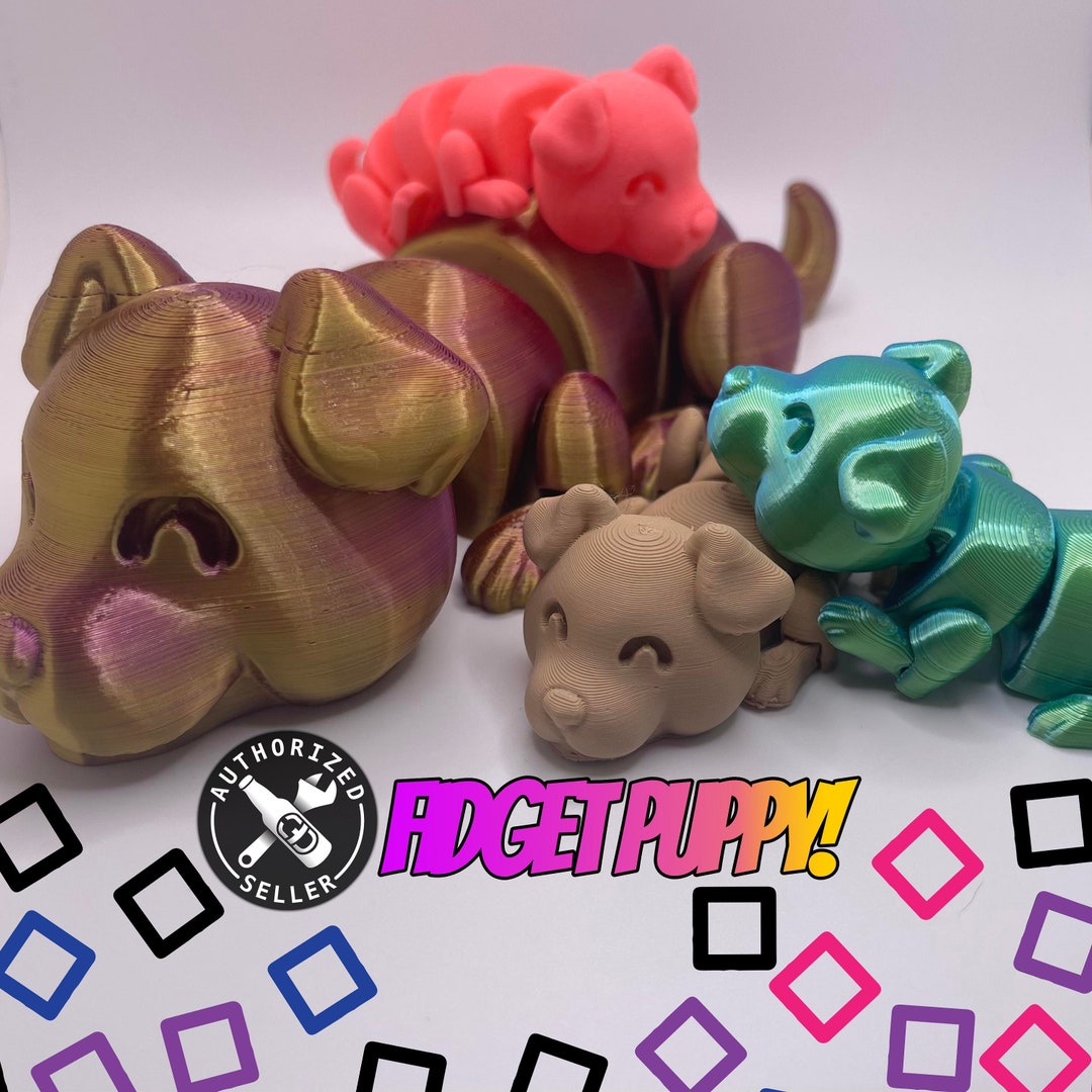 Cute Fidget Puppy Fidget Collectible| Anxiety Relief | Stress Reliever ...