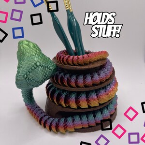 Fidget Lifelike Cobra Snake Fidget Collectible Flexi Snake Flexi ADHD ...