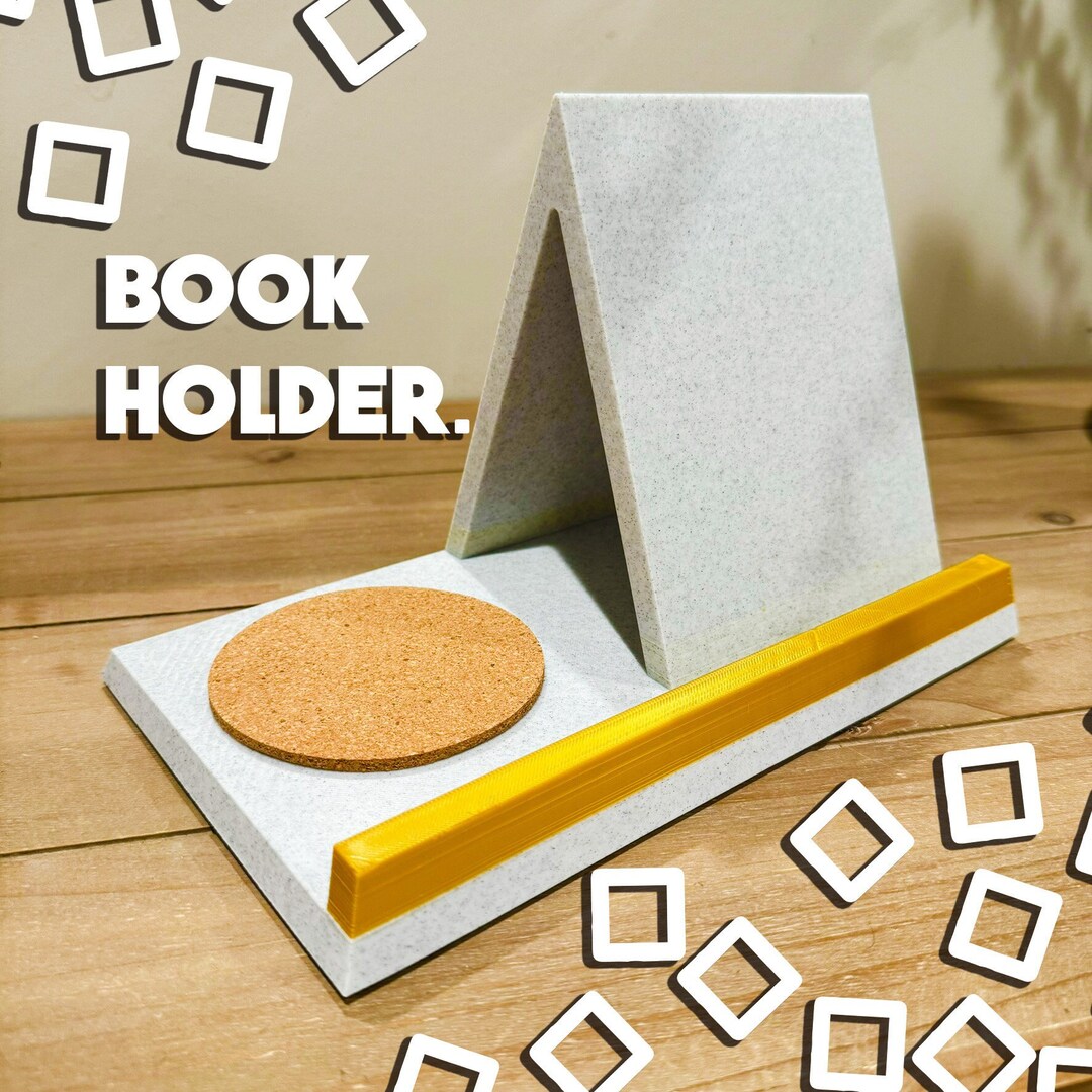 Modern Book Holder | Tablet Holder | Bookmark | Book Saver | Organizer ...