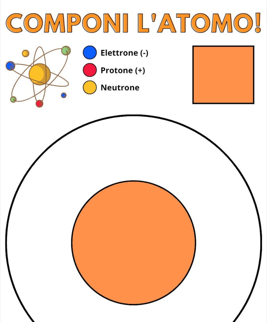 Build the Atom - Educational Game - Etsy