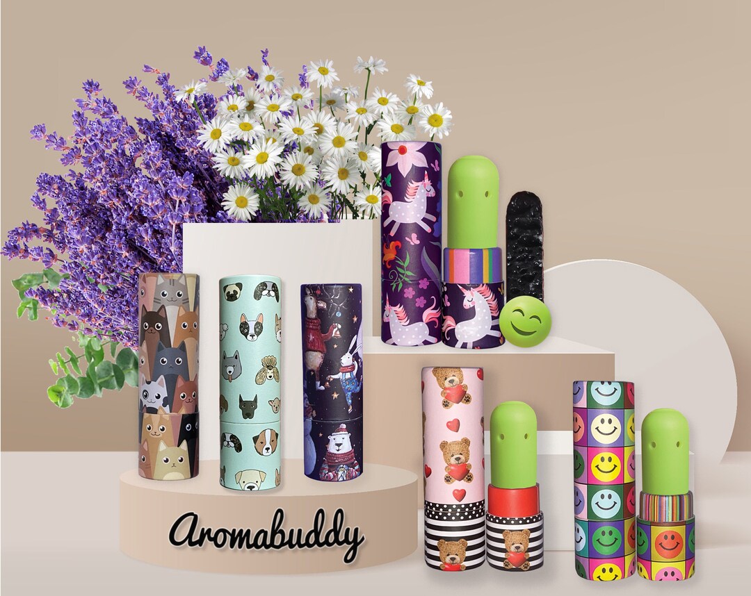 AROMABUDDY Lava Stone Diffuser Paper Tube Aromatherapy Nasal Inhaler ...