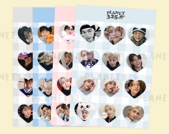 Stray Kids Bias Sticker Sheets SKZ Member Deco Stickers - Etsy