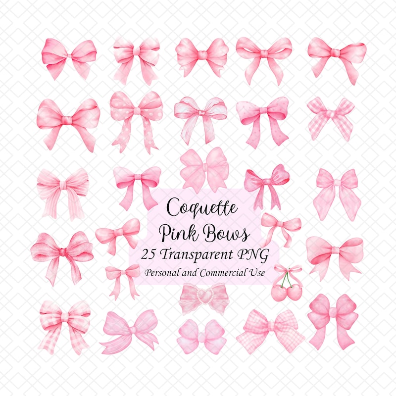Pink Coquette Bow - Etsy