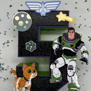 Disney Pixar Lightyear Birthday, Buzz Lightyear 3D Letter, Buzz ...