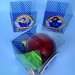 Sonic Party Favor Boxes: Clear Treat Box, Set of 6 - Etsy