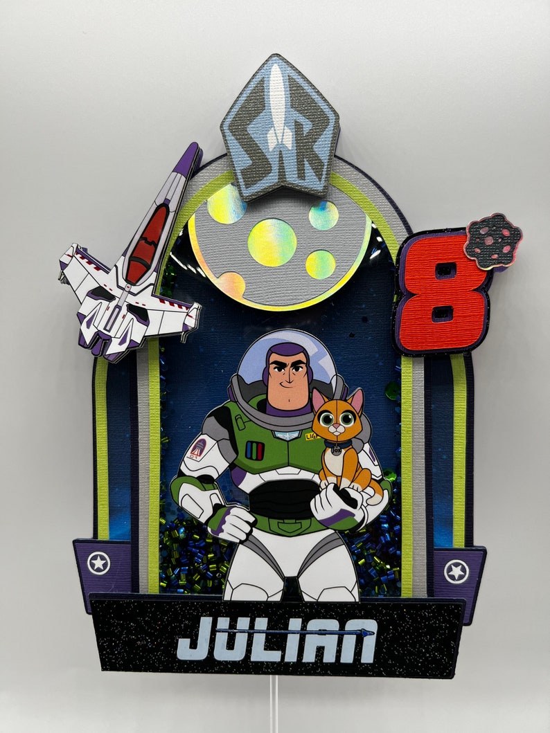 Buzz Lightyear Cake Topper Buzz Lightyear Shaker Cake Topper - Etsy