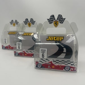 Race Car Favor Box, Fast One Birthday, Racing Party Decorations, Two ...
