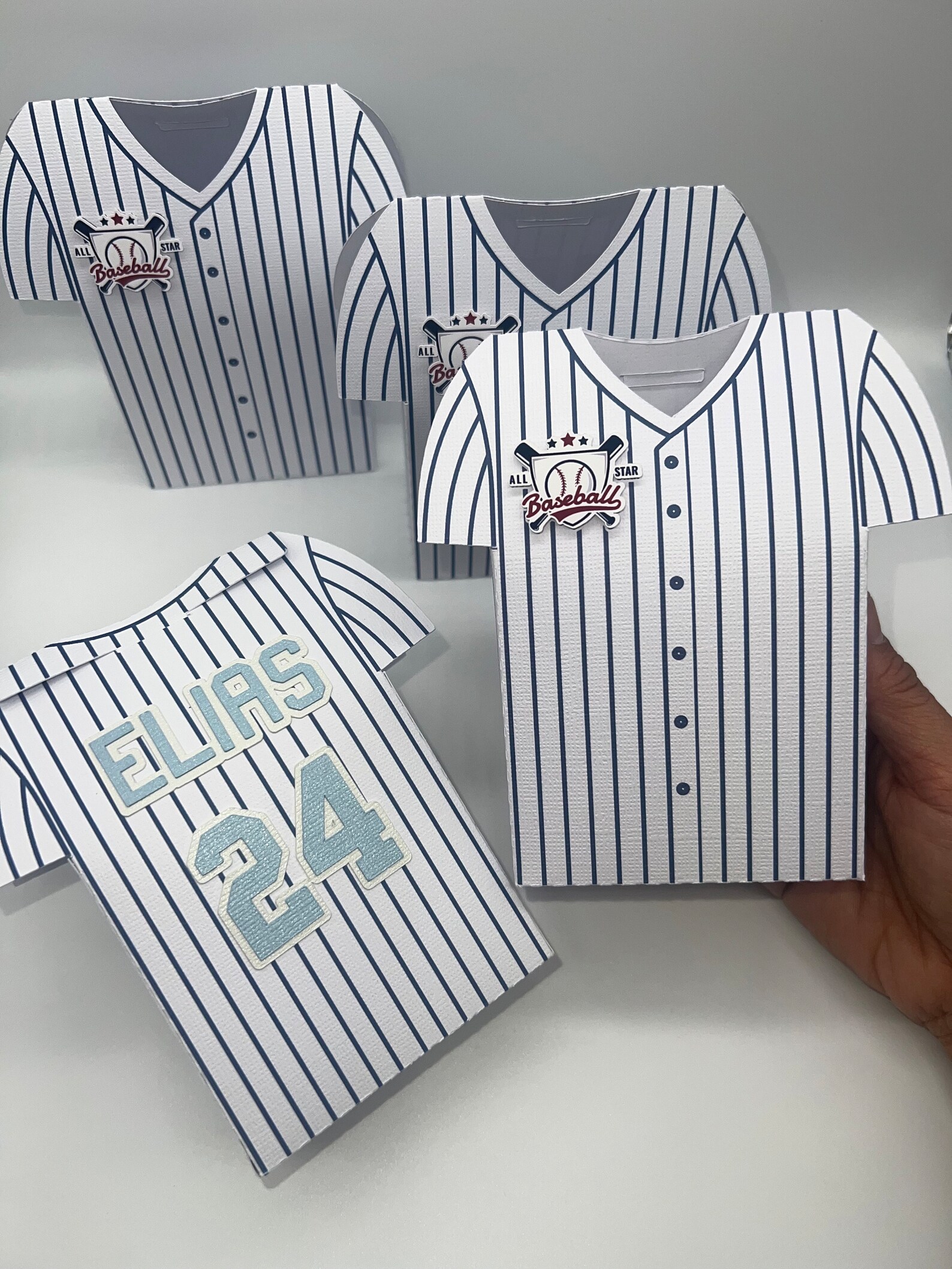 Baseball Jersey Favor Boxes: Sports Theme Party Treat Box - Etsy
