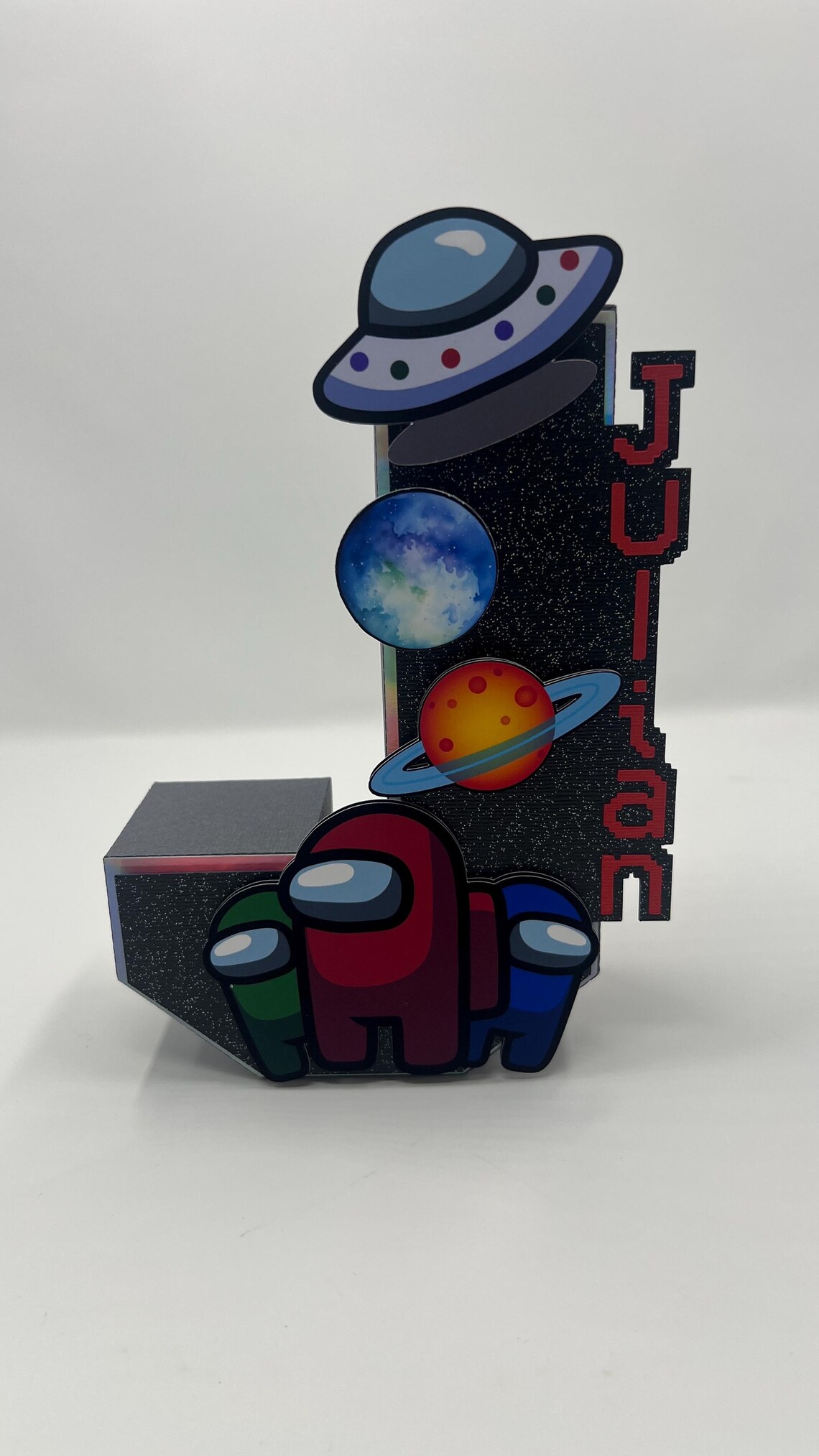 Among Us Birthday 3D Letter: Personalized Party Decoration - Etsy