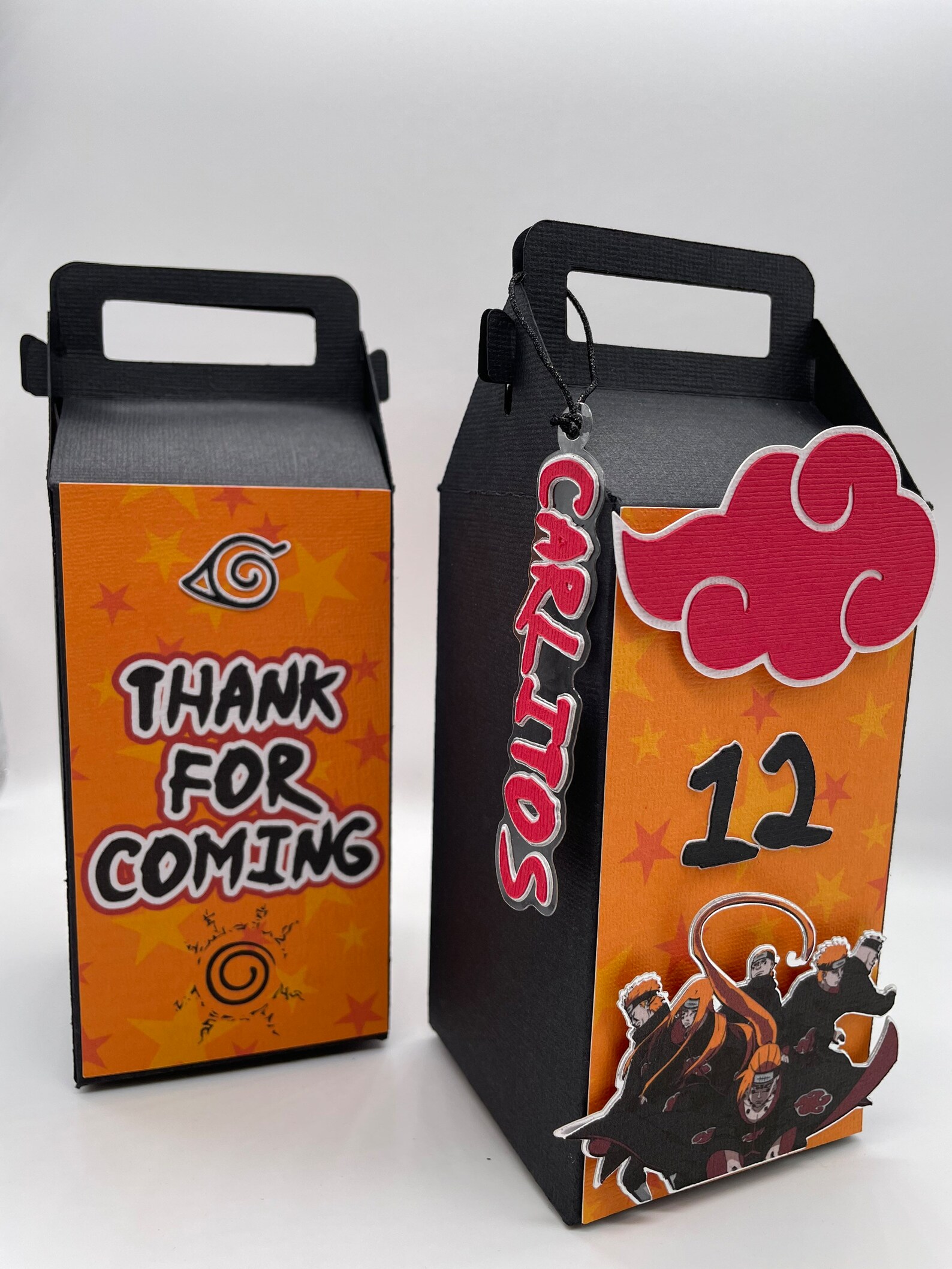 Anime 3D Letter Anime Favor Box Ninja Birthday Anime - Etsy