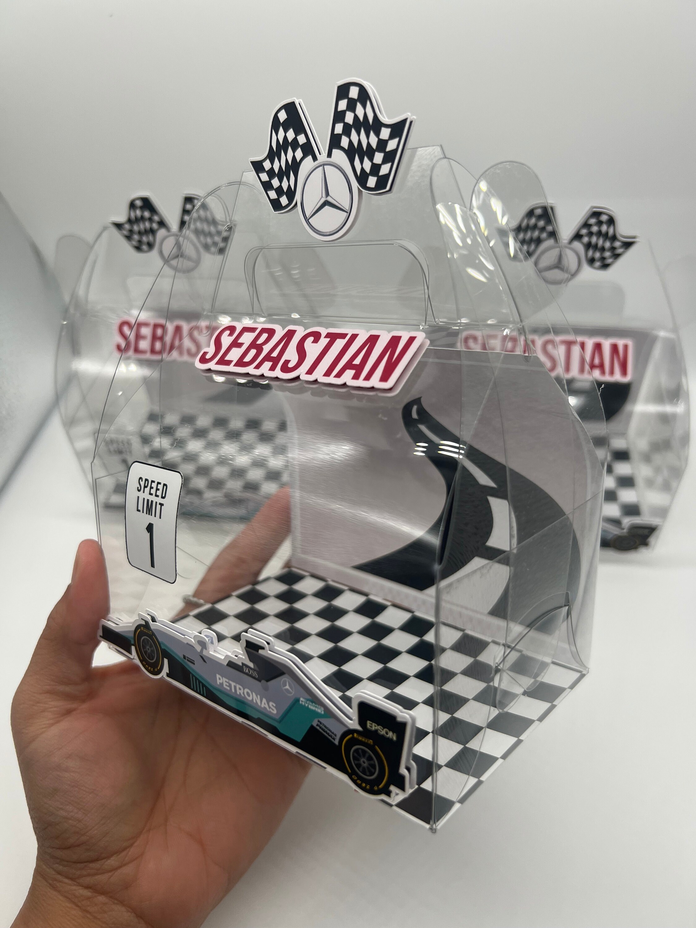 Race Car Favor Boxes: Racing Birthday Party Goody Bags - Set of 6 - Etsy