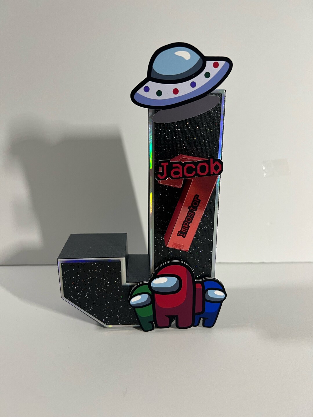 Among Us Birthday, Among Us 3D Letter/number, Among Us Party ...