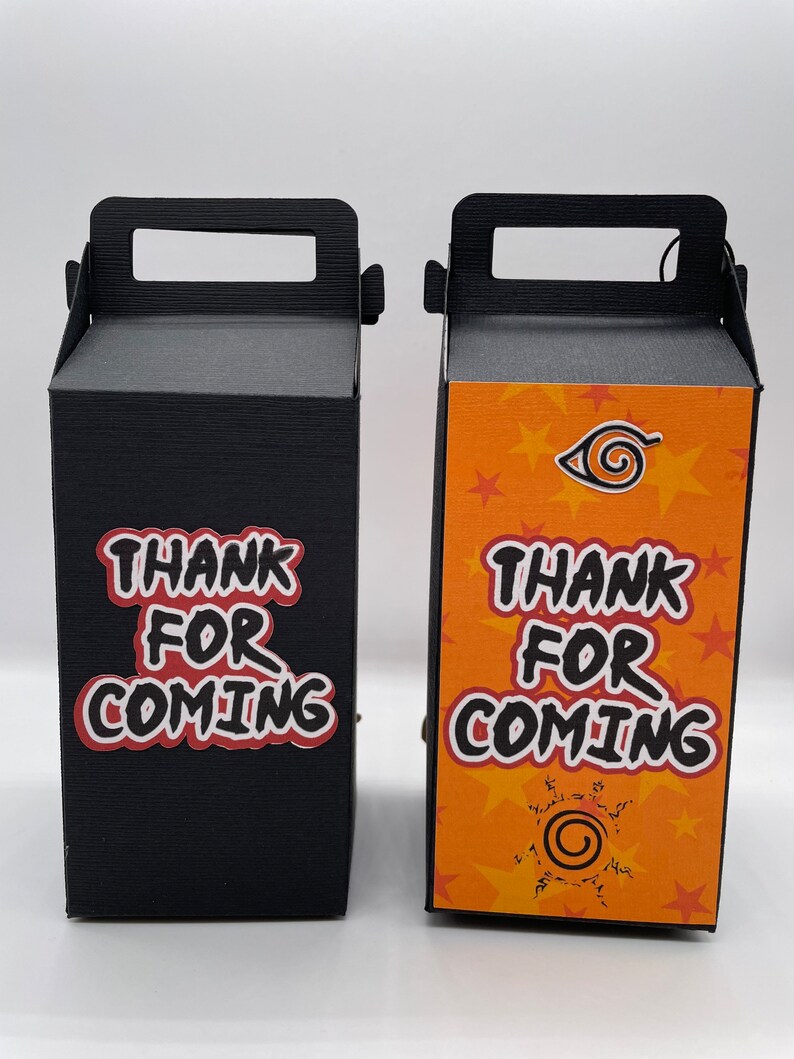 Anime 3D Letter Anime Favor Box Ninja Birthday Anime - Etsy