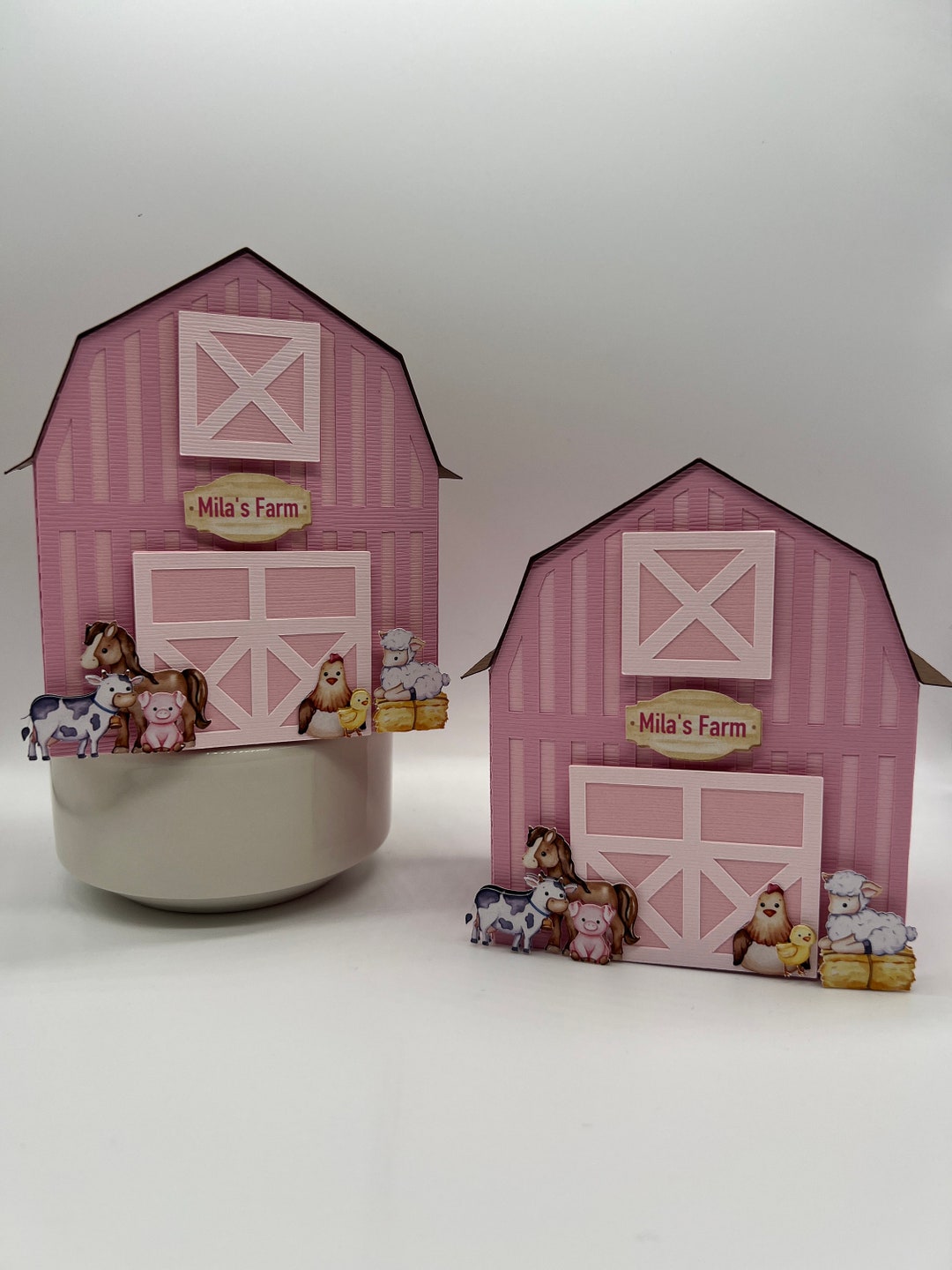 Farm Favor Boxes, Barn Candy Box, Farm Party Decorations, Cute Farm ...