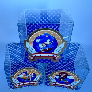 Sonic Party Favor Boxes: Clear Treat Box, Set of 6 - Etsy