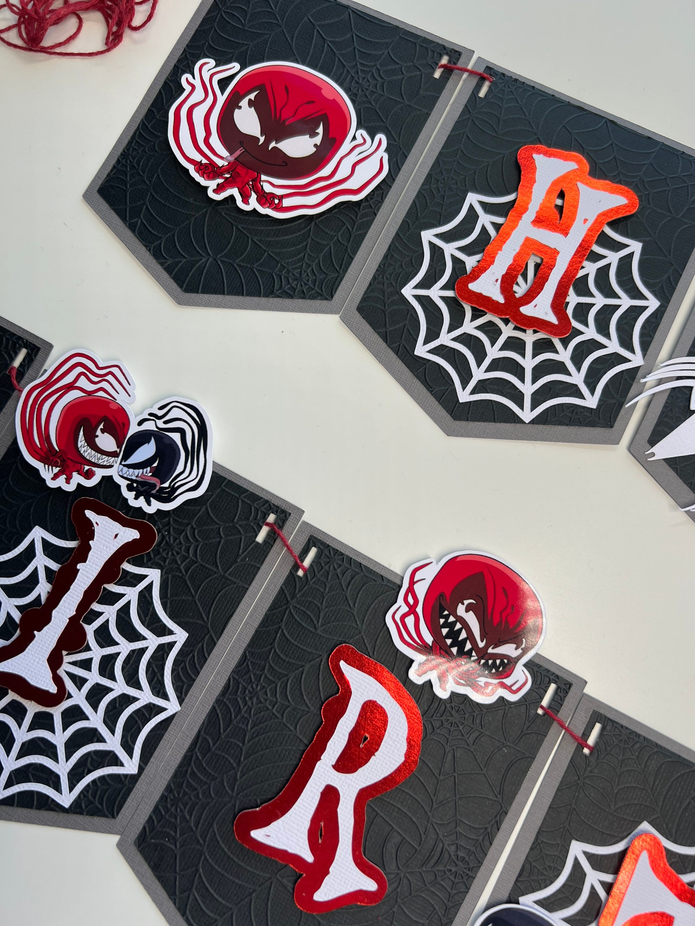 Venom Happy Birthday Banner Venom Birthday Venom and - Etsy