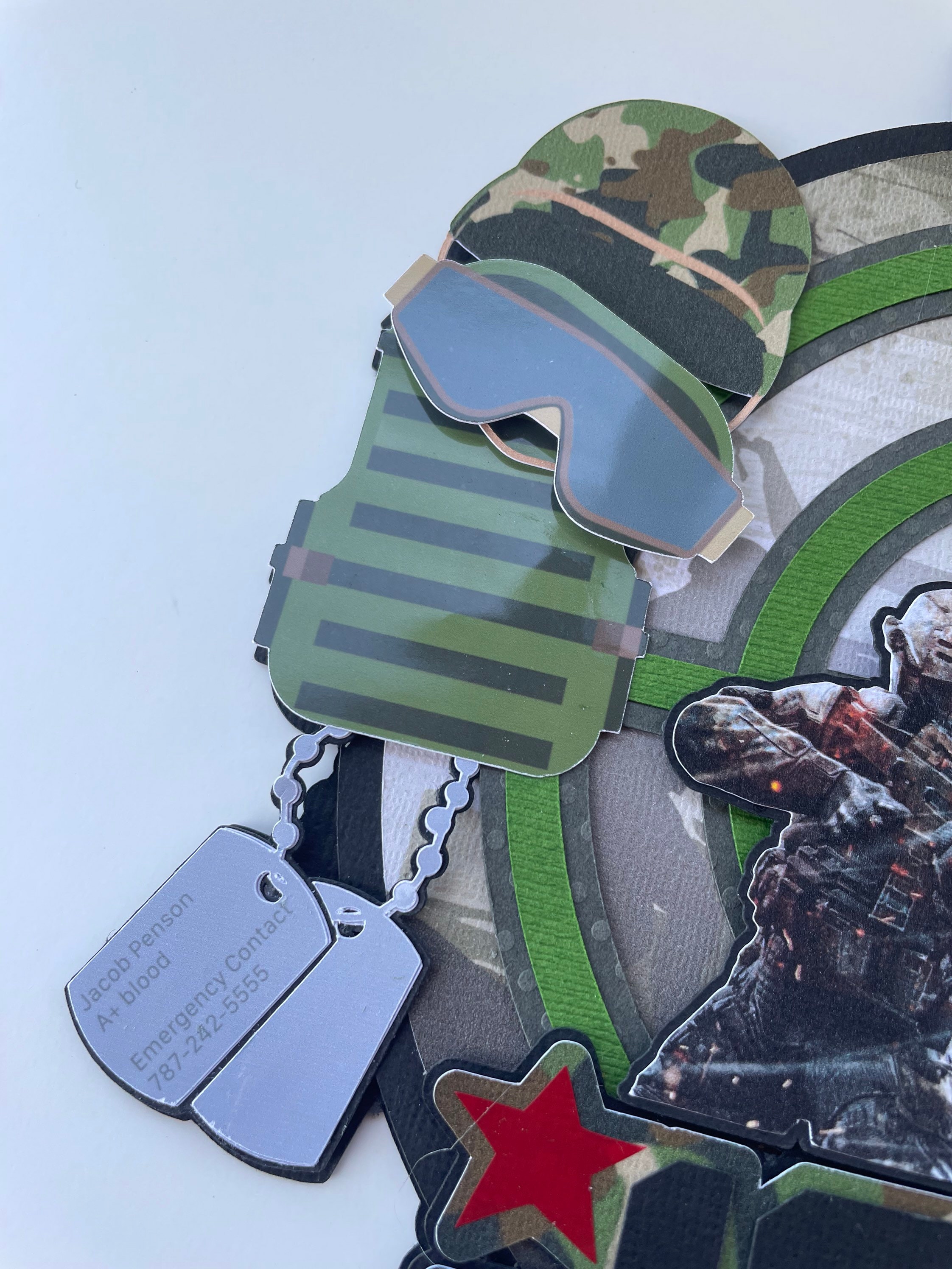 Military Cake Topper Army Cake Topper Military 3D Cake | Etsy UK