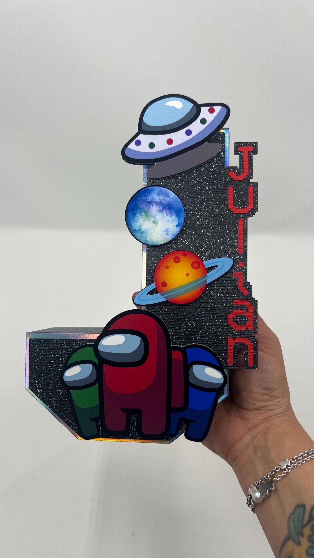 Among Us Birthday, Among Us 3D Letter/number, Among Us Party ...