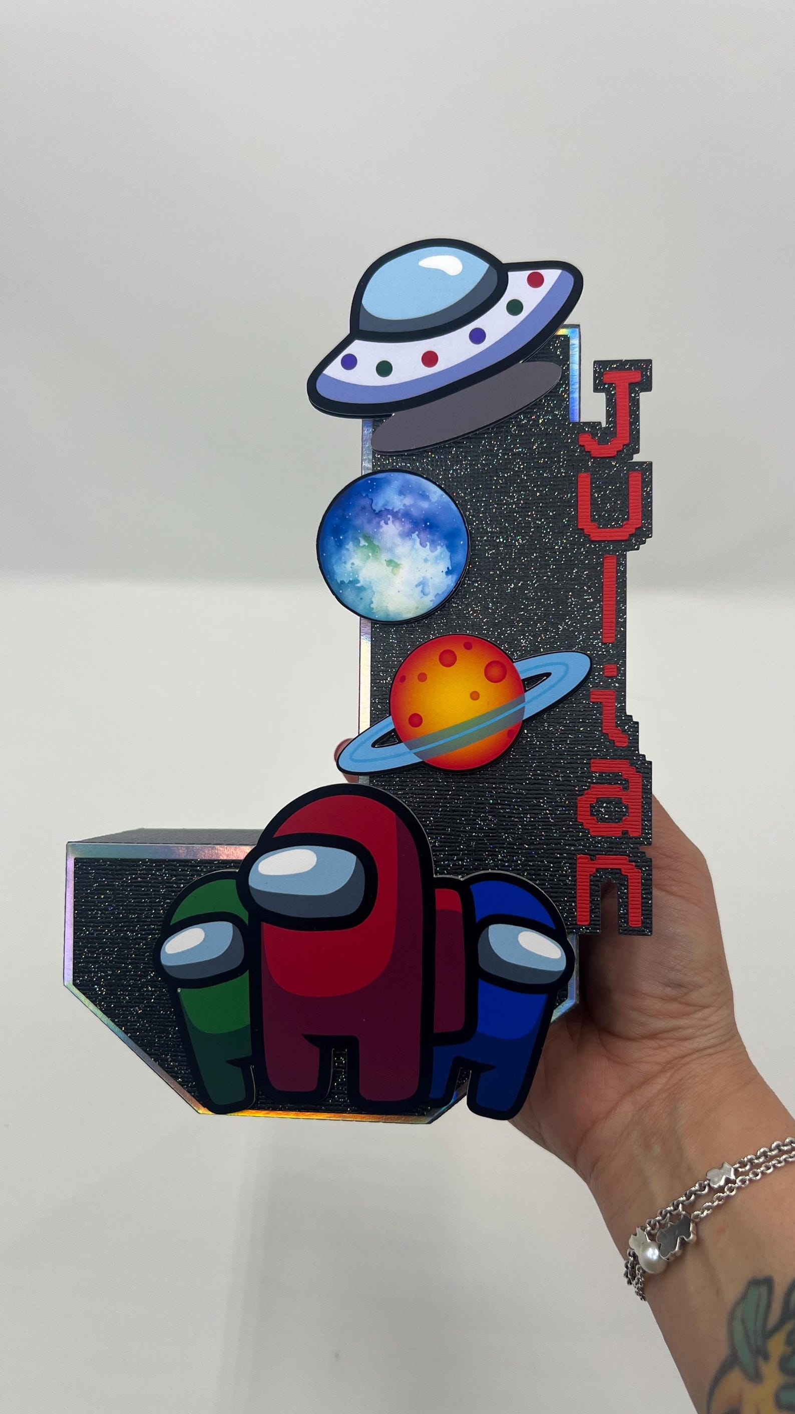 Among Us Birthday 3D Letter: Personalized Party Decoration - Etsy