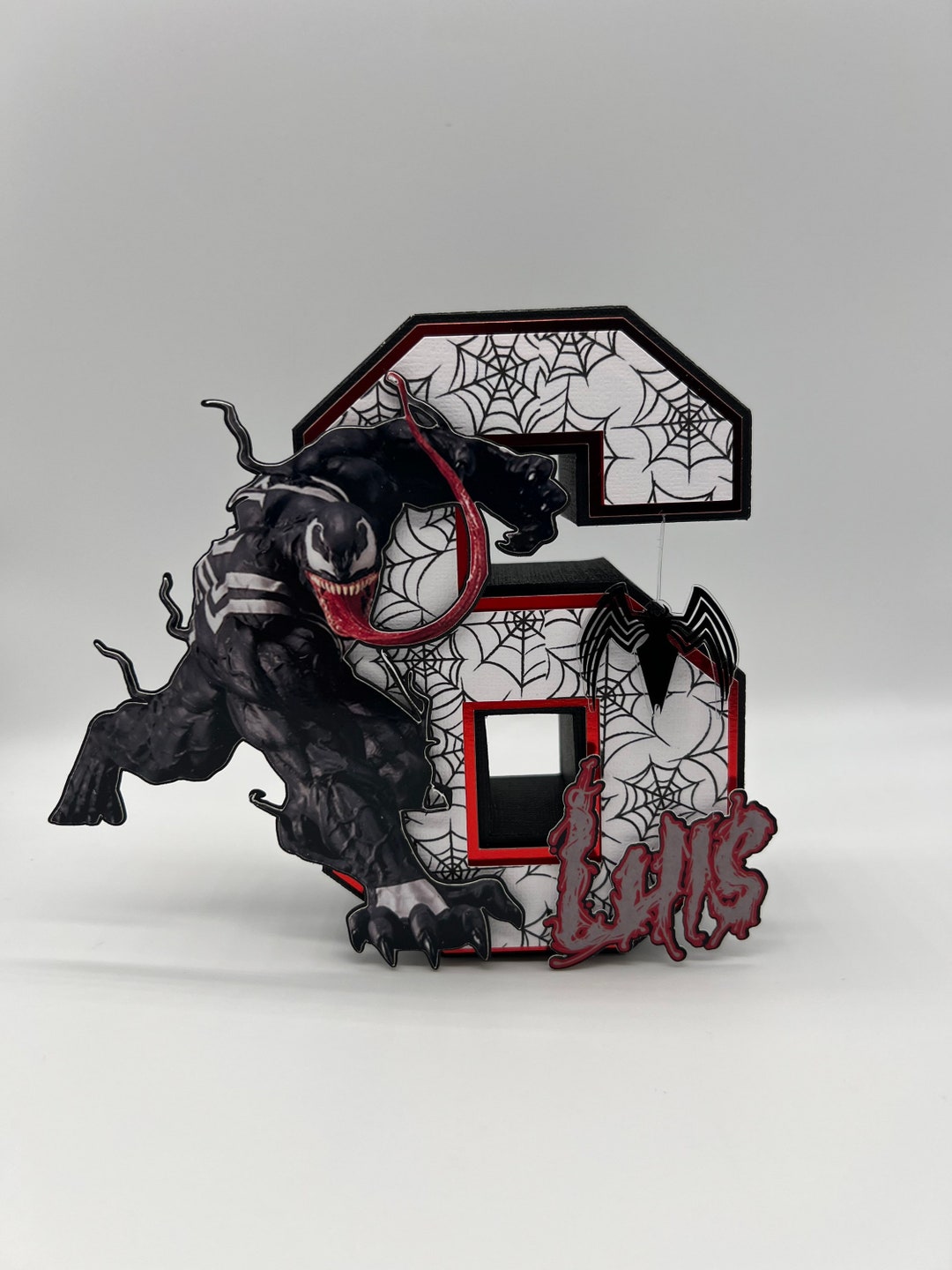 Venom Birthday 3D Letter or Number: Personalized Party Decor - Etsy