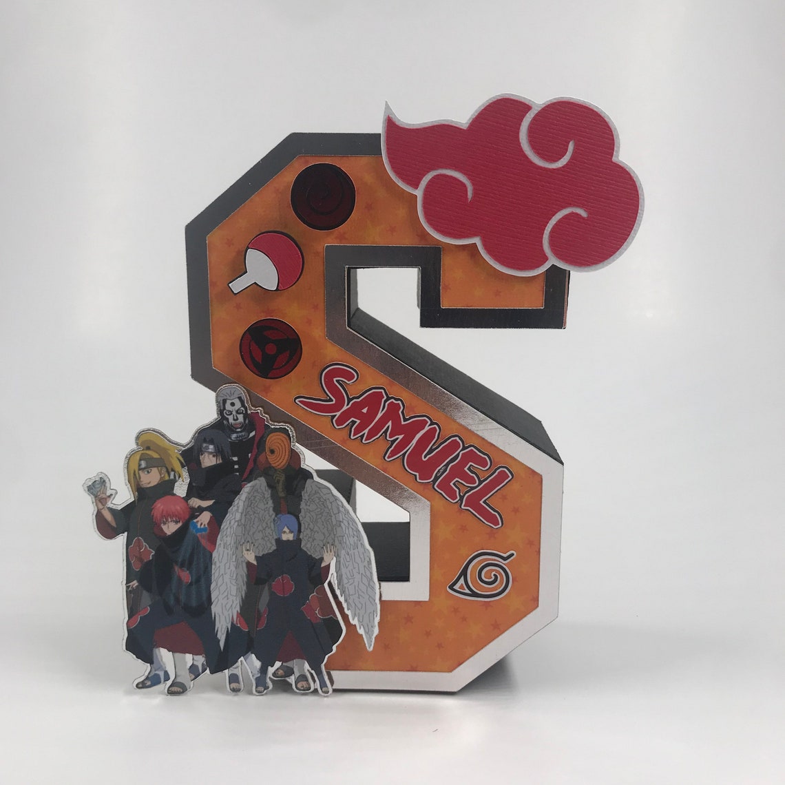 Anime 3D Letter Anime Favor Box Ninja Birthday Anime - Etsy