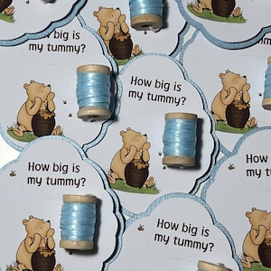 Winnie the Pooh Baby Shower Game: Mommy's Belly Size - Etsy
