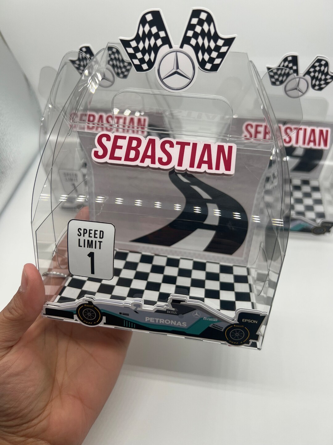 Race Car Favor Boxes: Racing Birthday Party Goody Bags - Set of 6 - Etsy