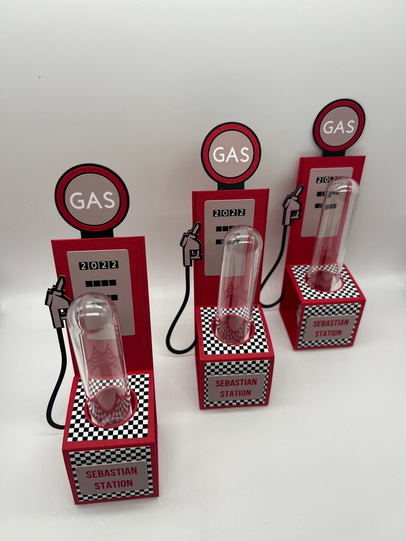 Race Car Party Favors: Custom Gas Station Candy Tubes - Etsy