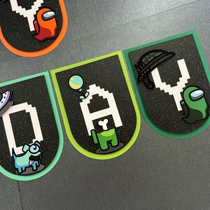 Among Us Happy Birthday Banner, Impostor Birthday, Among Us , Crewmate ...