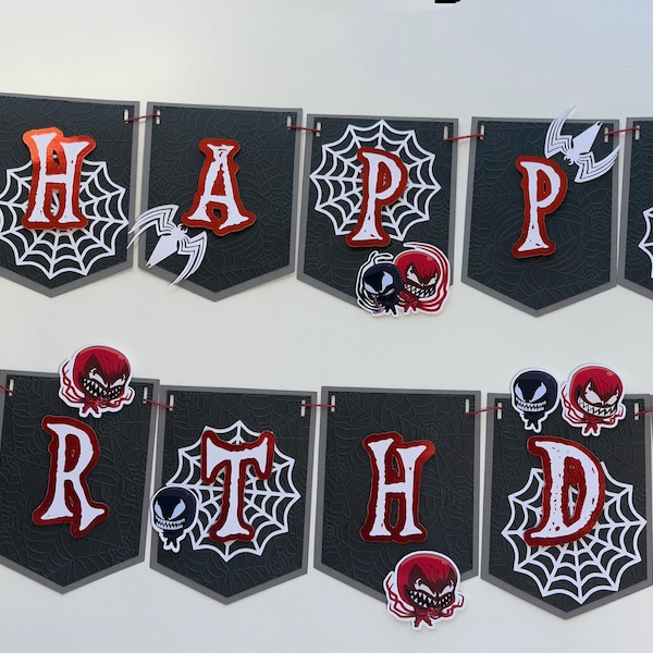 Venom and Carnage Birthday - Etsy