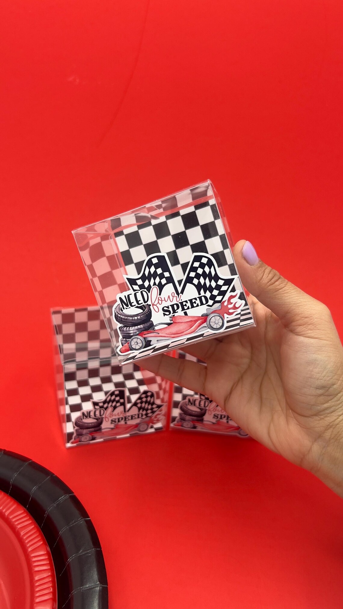 Race Car Party Favor Boxes: Personalized Racing Decorations - Etsy