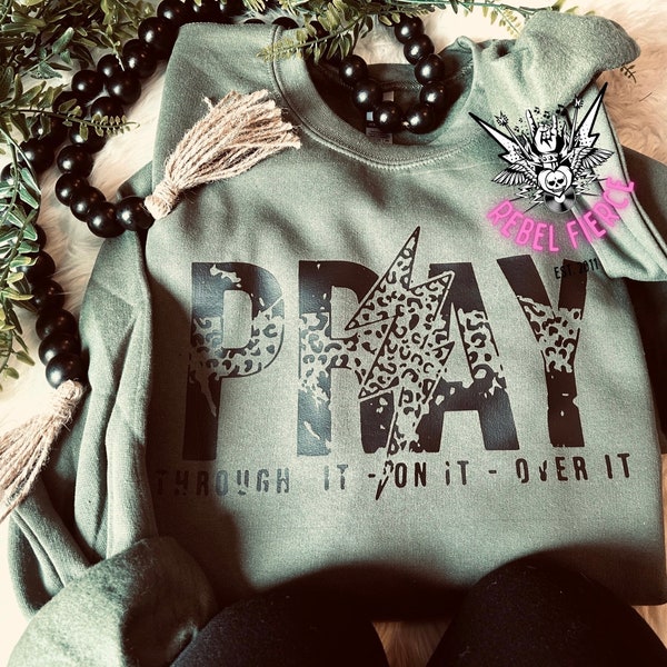 Pray Sweatshirt - Etsy