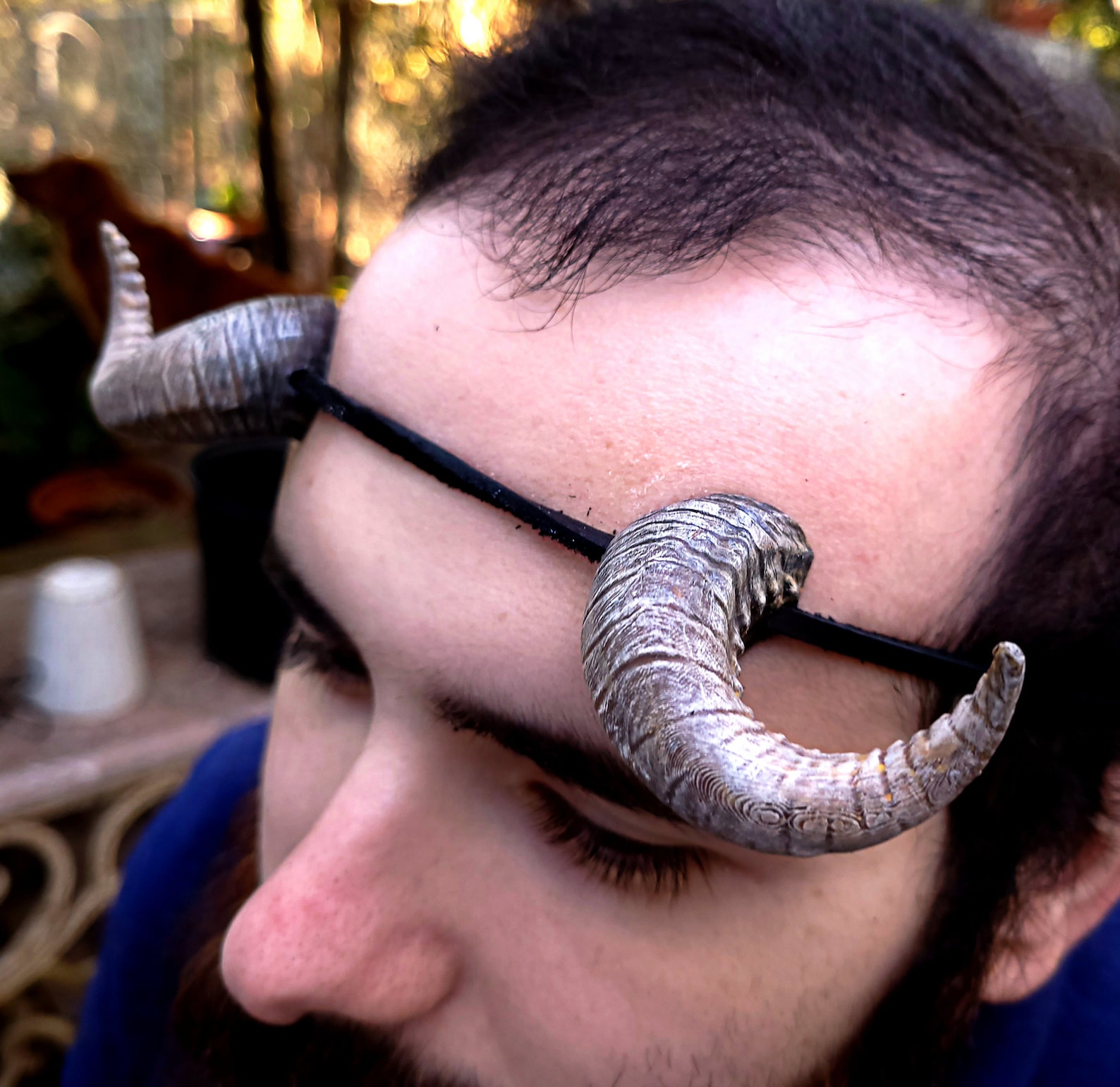 Custom 3D Printed Horns Fae or Demon Horns for LARP or - Etsy