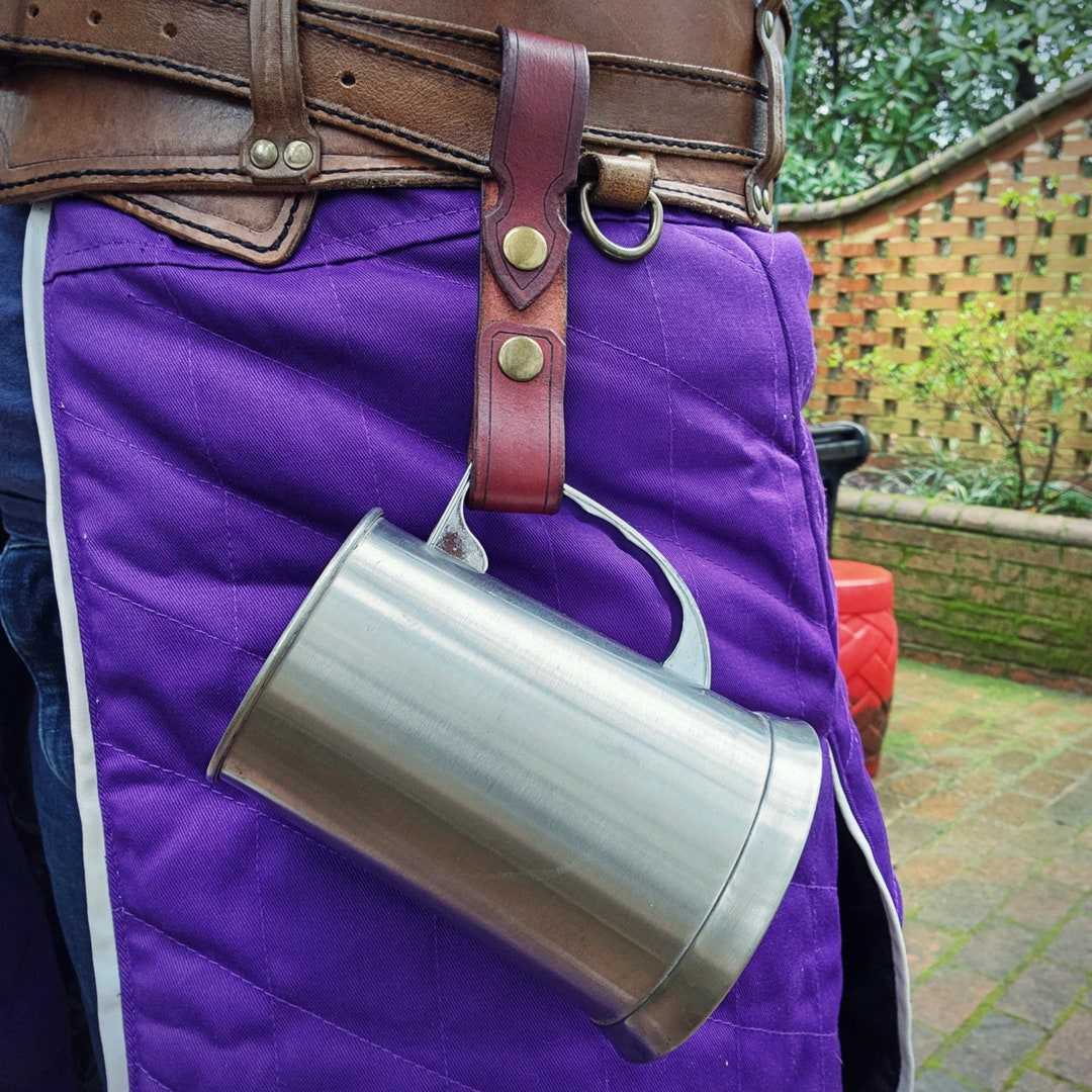 Leather Tankard Strap, Mug Strap, Strap for Belt, Key Ring Holder ...