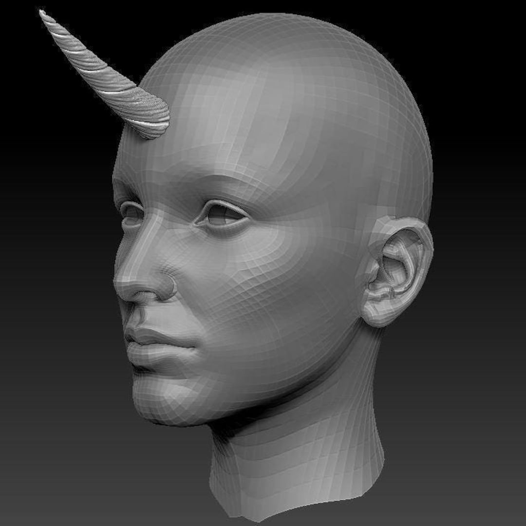 3D Model Unicorn Horn: STL File for Cosplay (digital Download) - Etsy