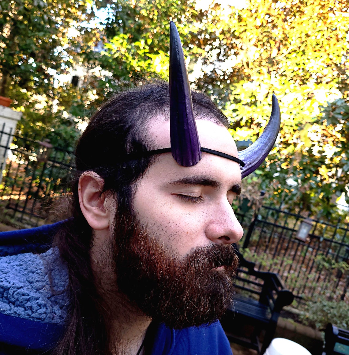 Custom 3D Printed Horns Fae or Demon Horns for LARP or - Etsy