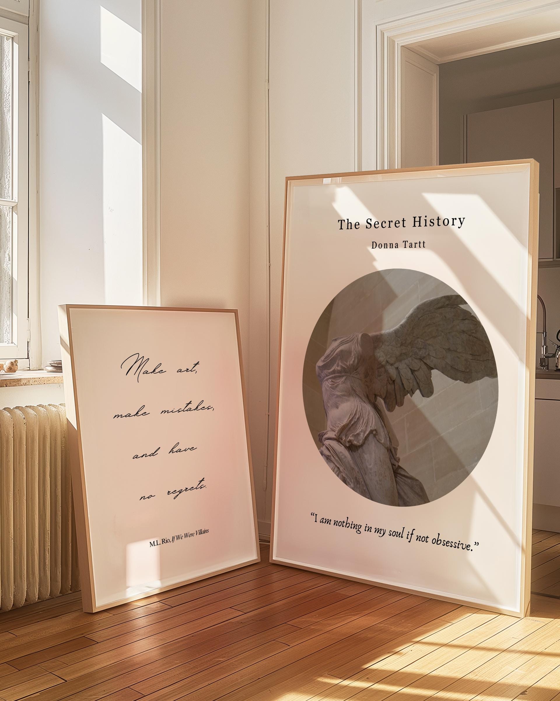 The Secret History Book Poster Digital Print Aesthetic Library Reading ...