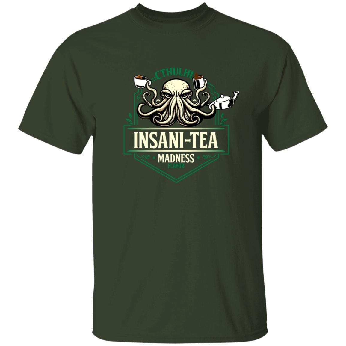 Cthulhu Shirt. Tea Cthulhu, Insani-tea Madness Flavor, HP Lovecraft ...