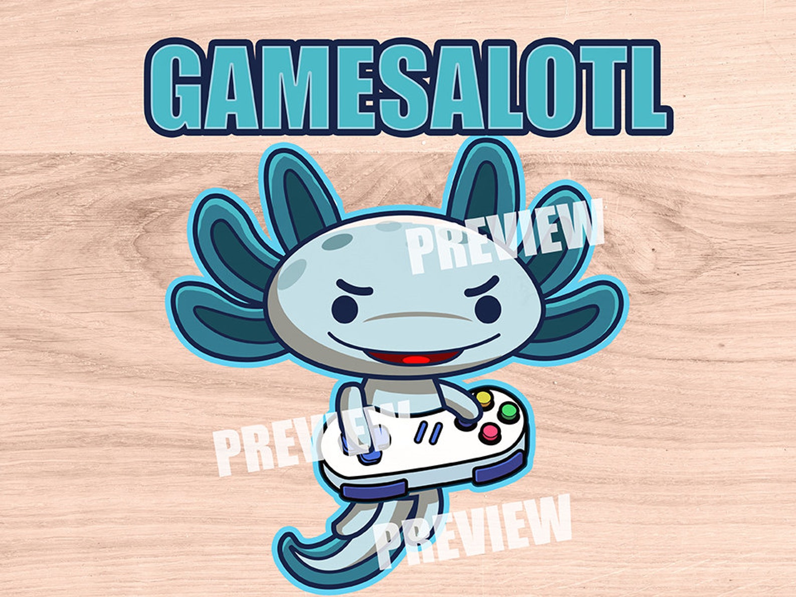 Gamer Axolotl SVG. Gamesalotl Svg, Png, Pdf. Print File for Sublimation ...