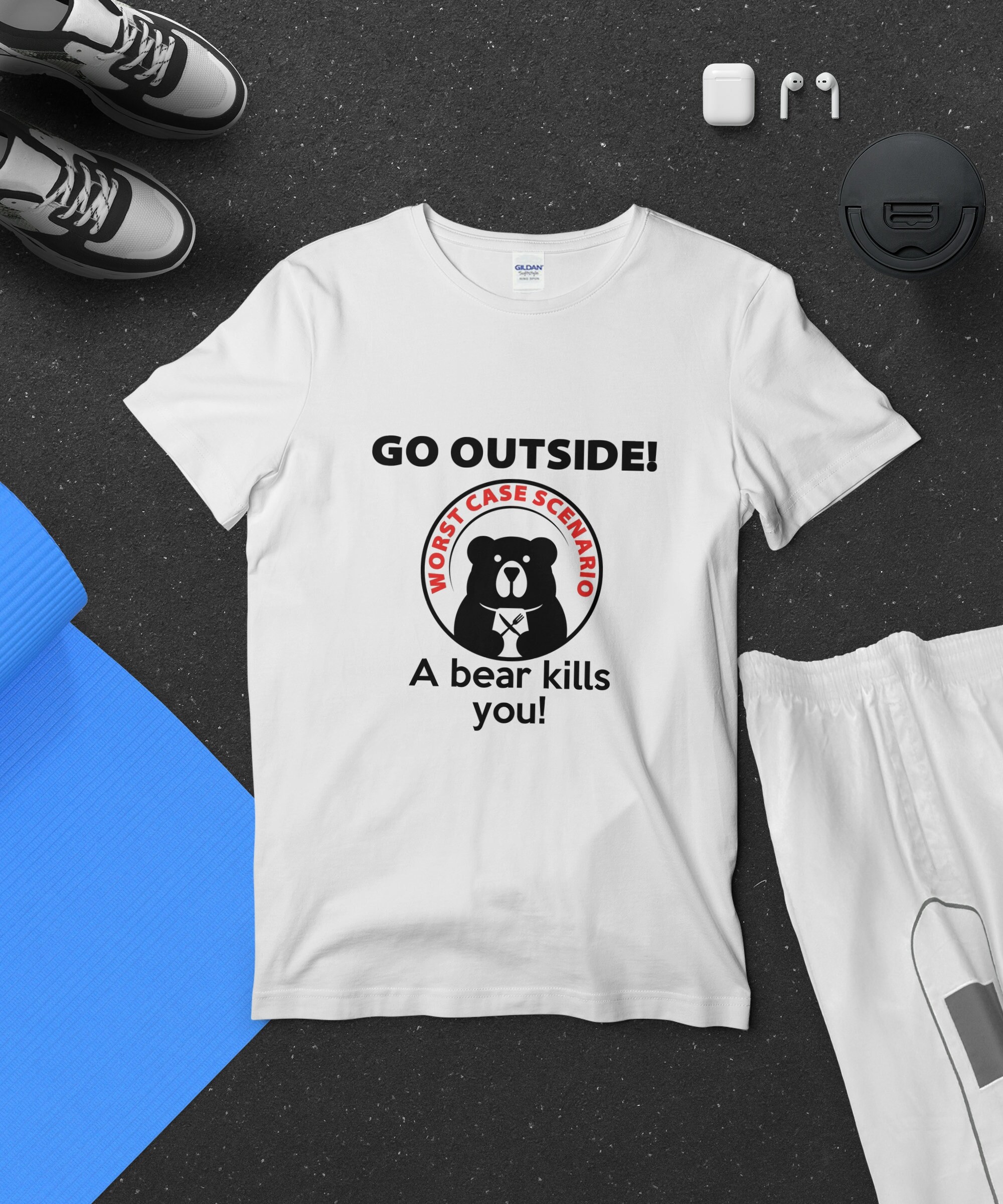 Bear Kills You Svg, Png, Pdf. Go Outside. Print File for Sublimation or ...