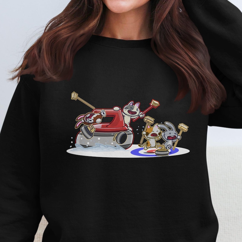 Curling Sweater - Etsy