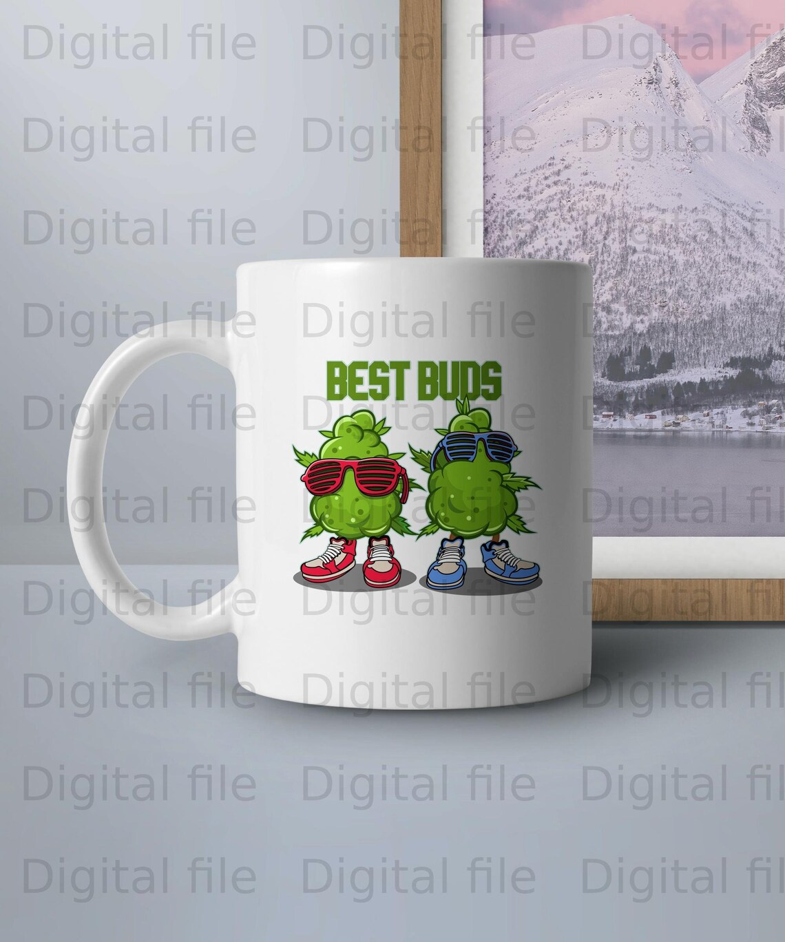 Best Buds Weed Svg, Png. Print File Pot Pothead. Stoner Friends Clipart ...