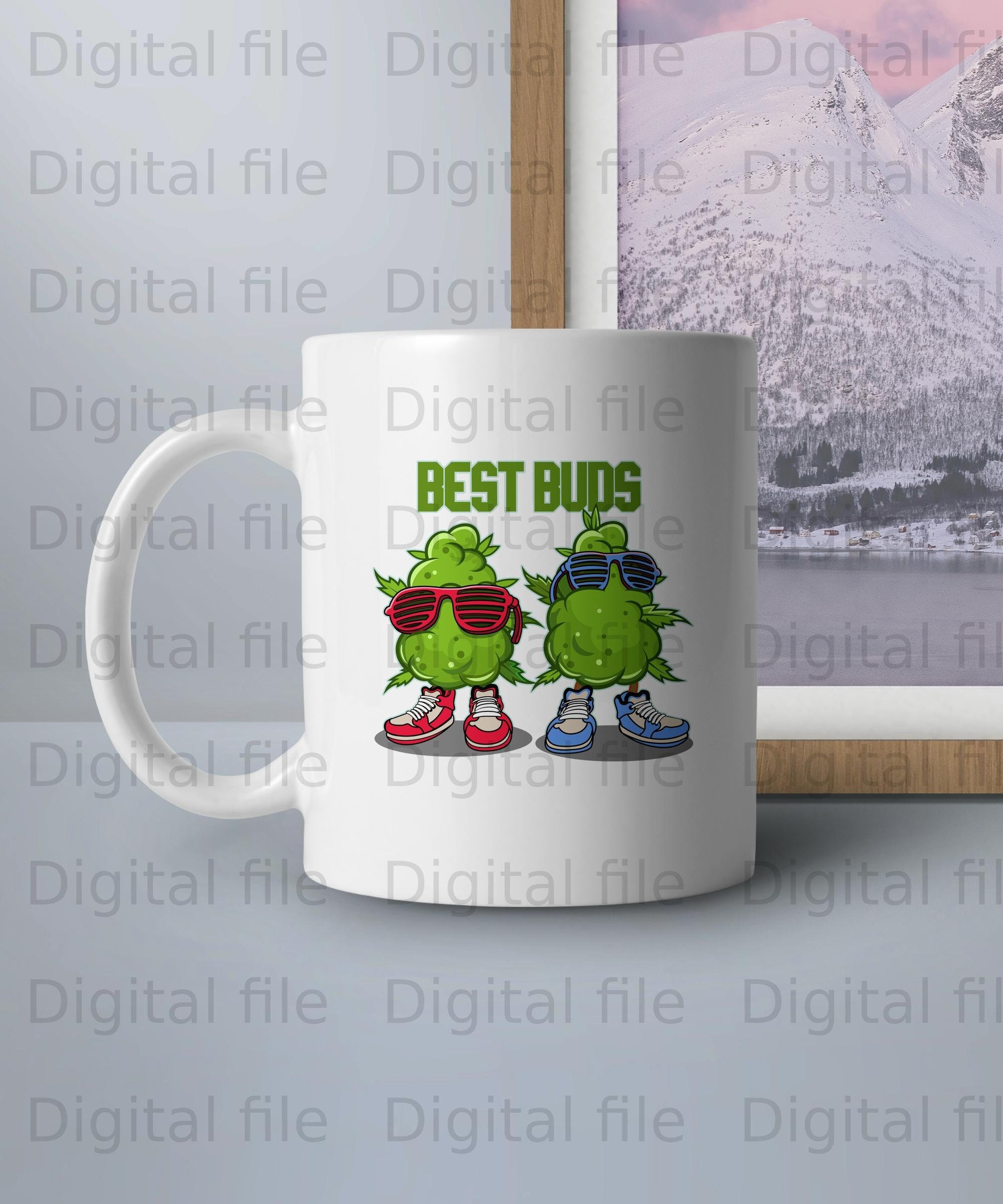 Best Buds Weed Svg, Png. Print File Pot Pothead. Stoner Friends Clipart ...