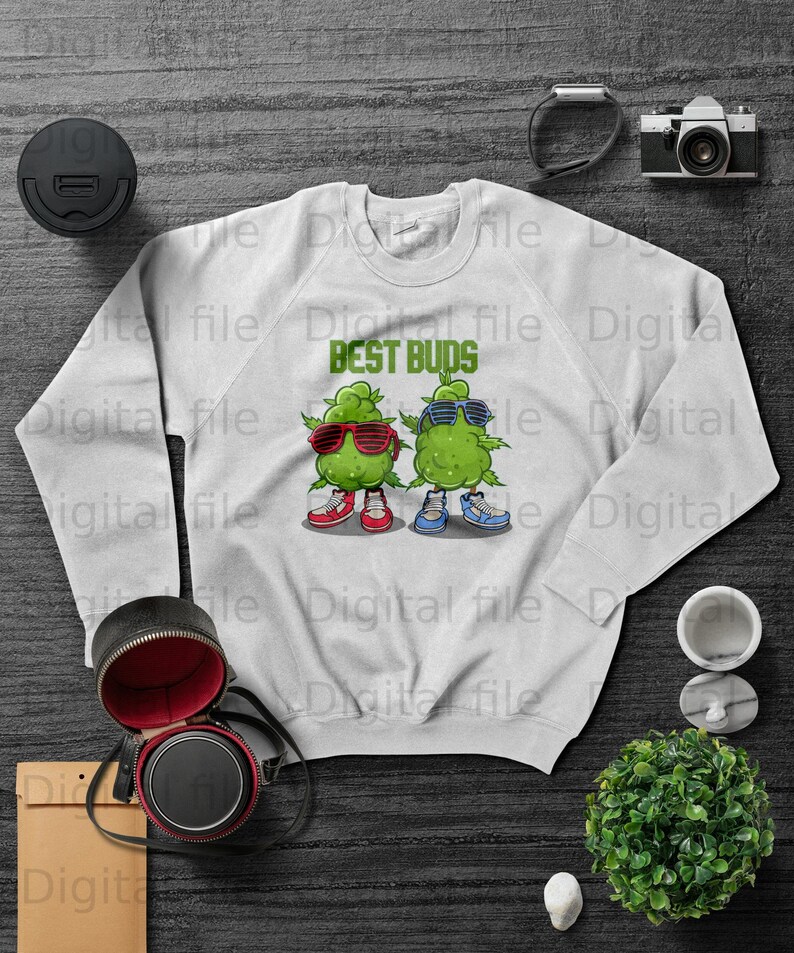 Best Buds Weed Svg, Png. Print File Pot Pothead. Stoner Friends Clipart ...